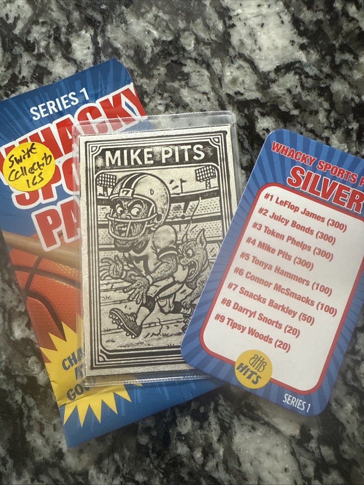 Whacky Sports Packs Series 1 - 1 oz Silver - "Mike Pitts" - .999 Silve